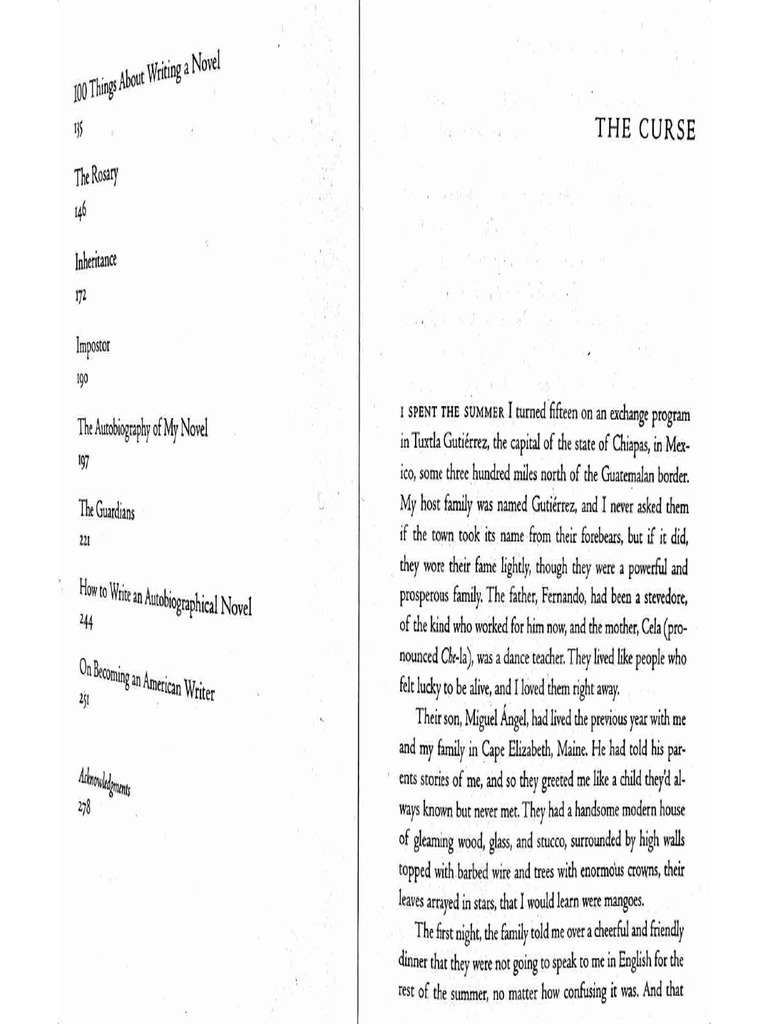 Alexander Chee - The Curse | PDF