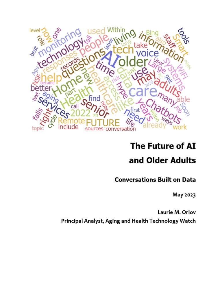 Future of AI and Older Adults Final May 2023 | Download Free PDF | Artificial Intelligence ...