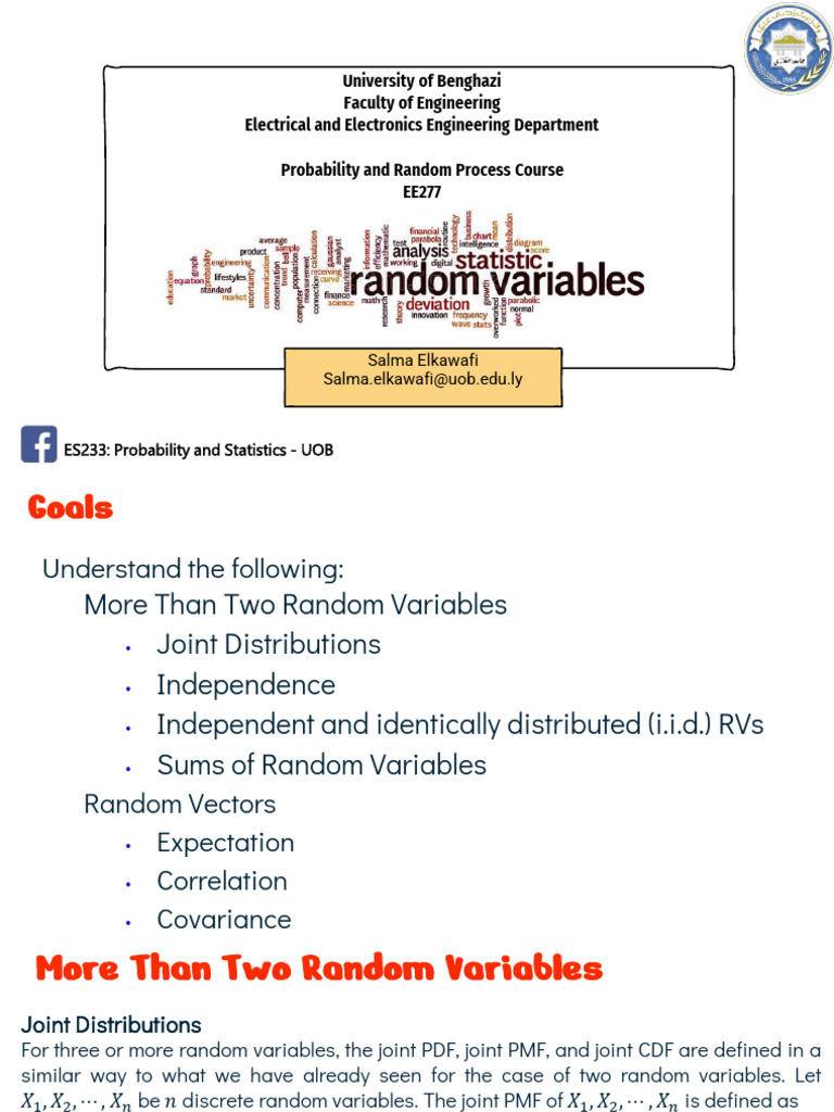 7 Multiple Random Variables | PDF | Probability Density Function ... 7 Multiple Random Variables | PDF | Probability Density Function ...
