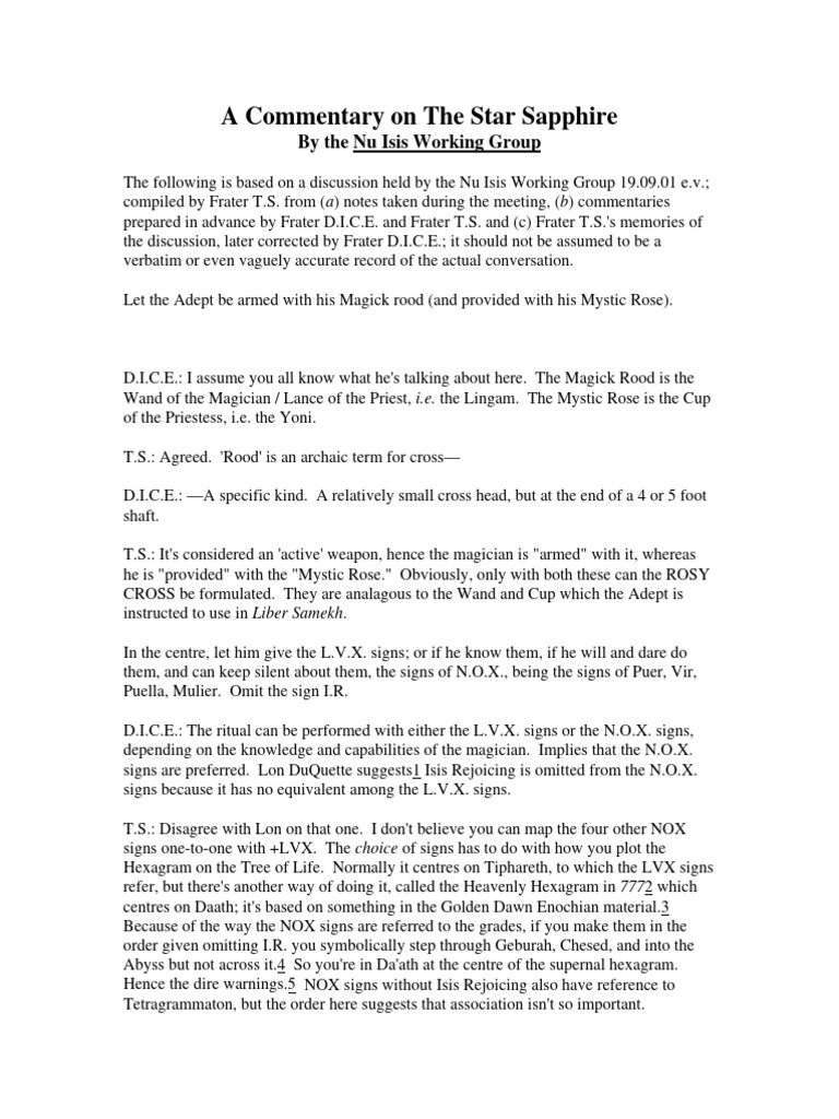 Lib 0036n1 | PDF | Ceremonial Magic | Thelema