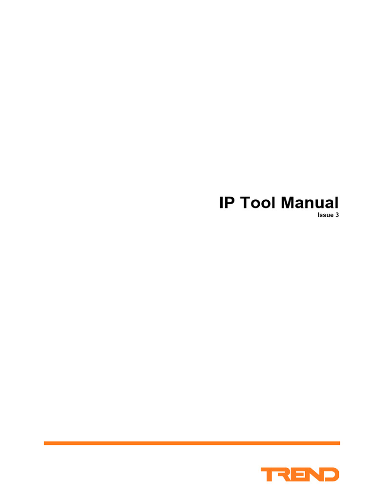Ip Tool Manual Pdf Ip Address Computer Network