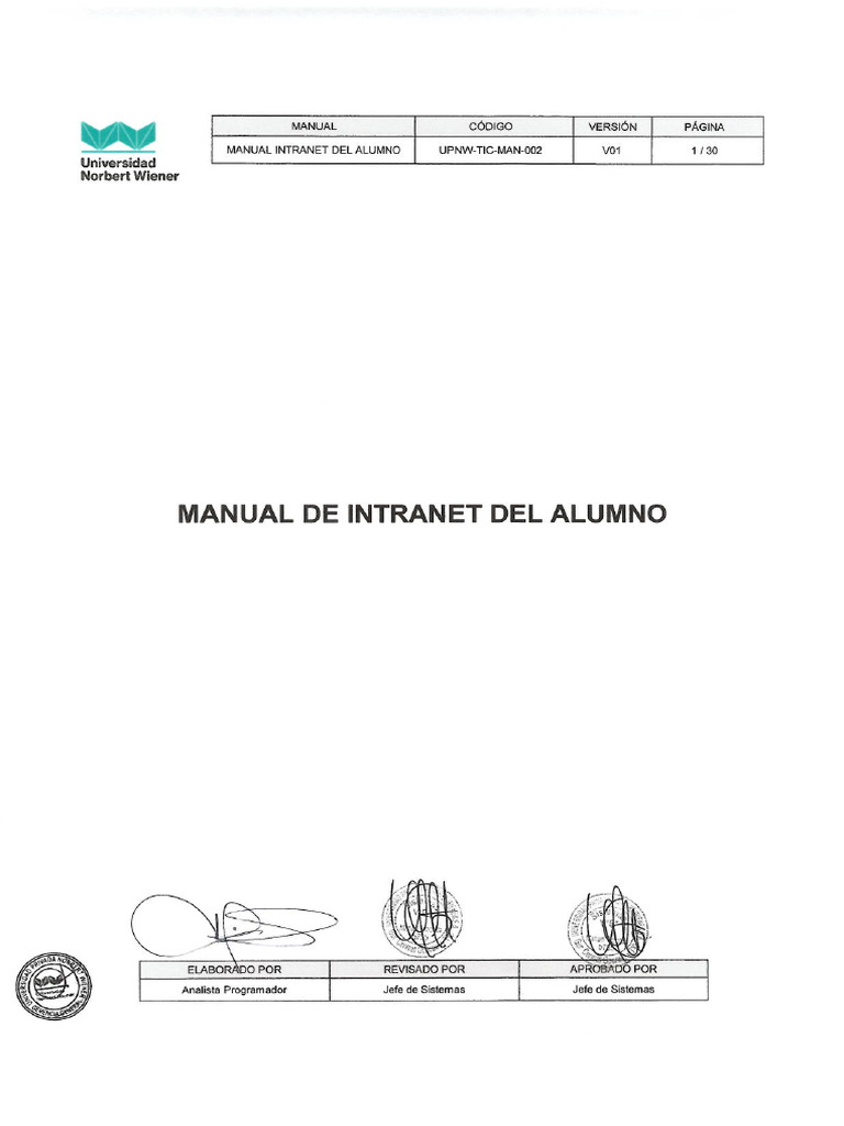 Manual Intranet Alumno 51 | PDF