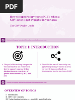 GBV Officer Interview Questions Guide | PDF | Violence | Domestic Violence