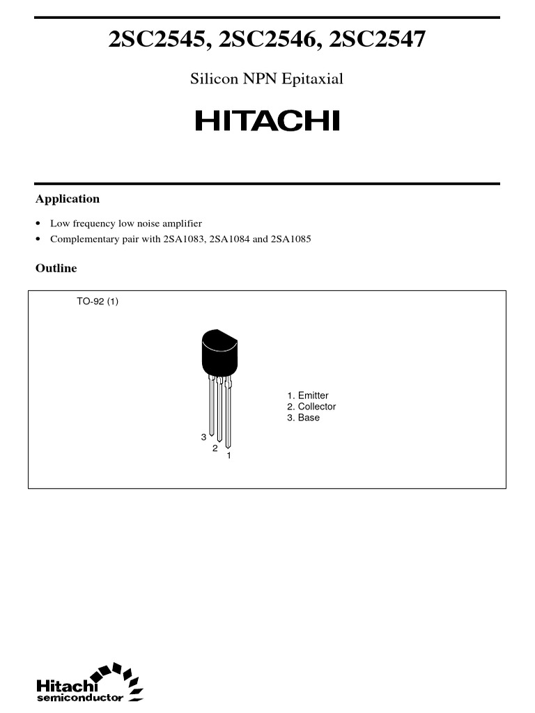 MH monitor Panel 2SC2545 | PDF | Bipolar Junction Transistor | Reliability Engineering