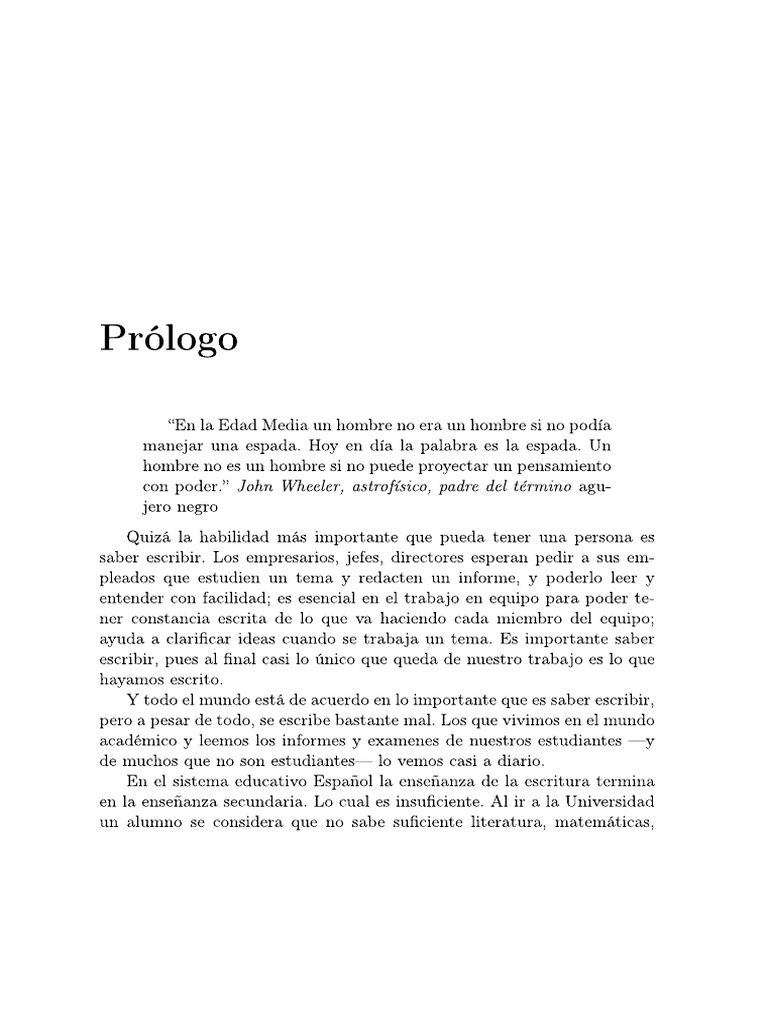 Prólogo y Cap 7.Manual de Escritura Técnica.[9125] | PDF