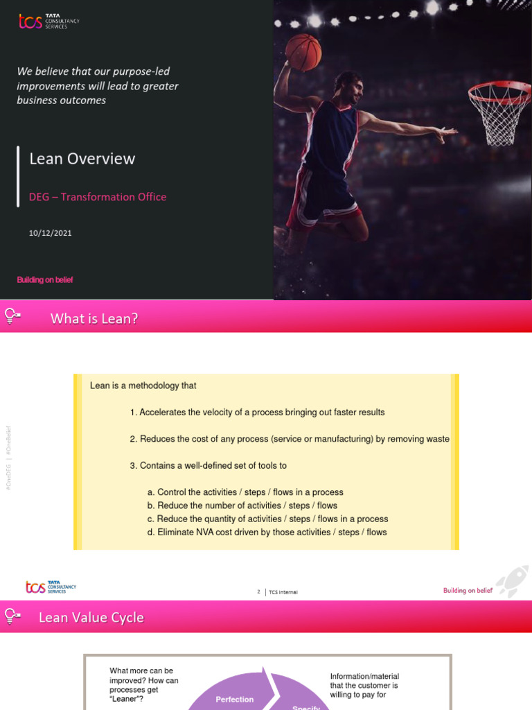 Lean Overview | PDF | Lean Manufacturing | Production And Manufacturing
