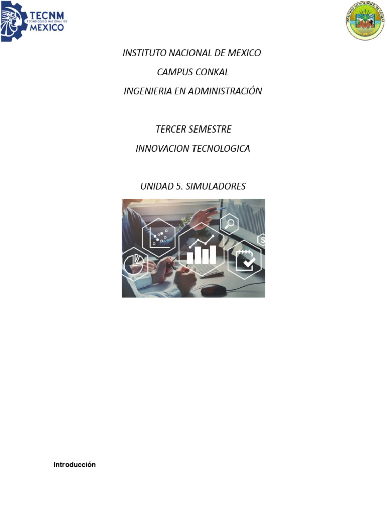 Innovación Tecnológica U5. | PDF | Simulación | Business
