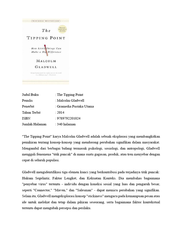 The Tipping Point | PDF