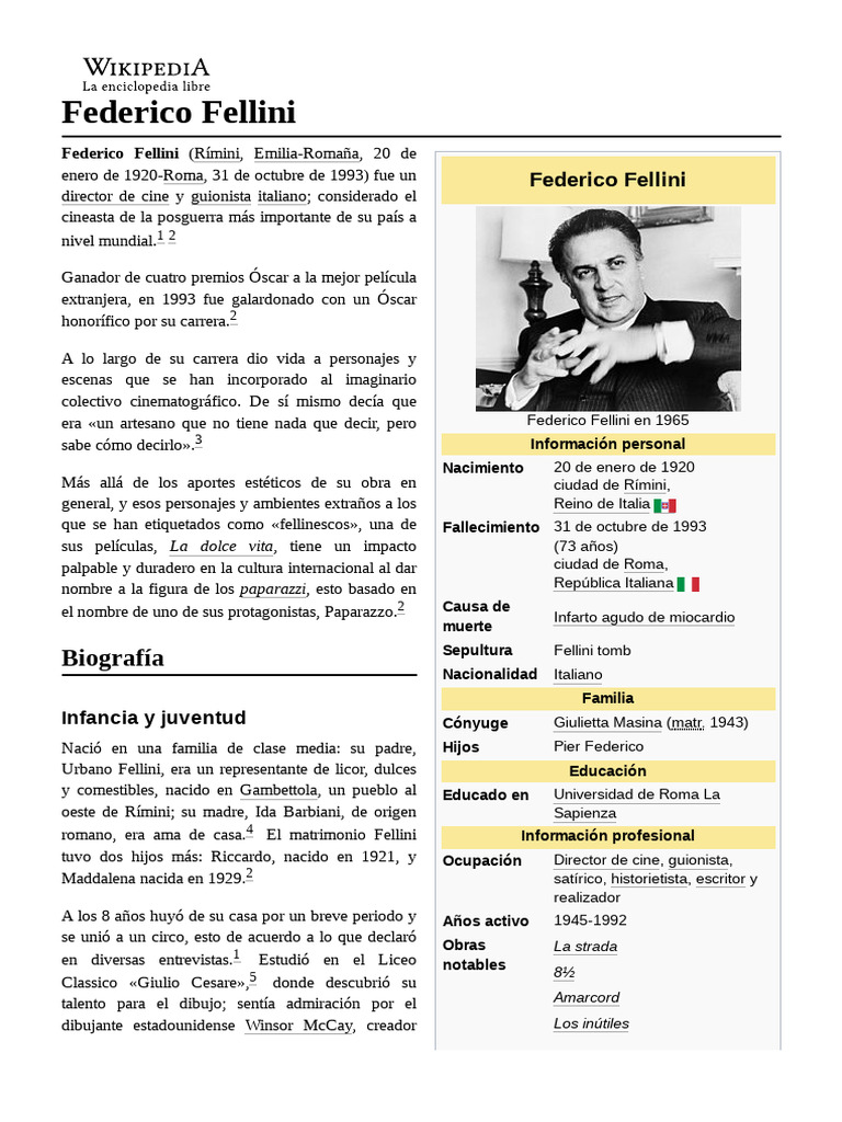 Federico Fellini | PDF