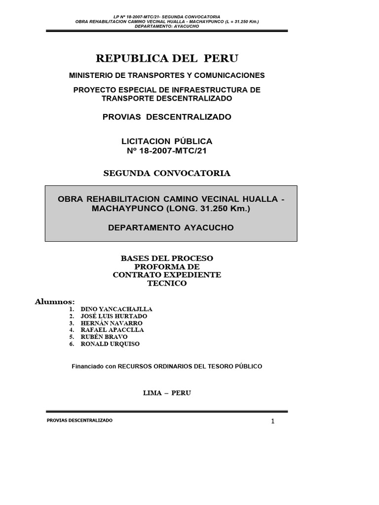 LP 018 2008 | PDF | Presupuesto | Outsourcing