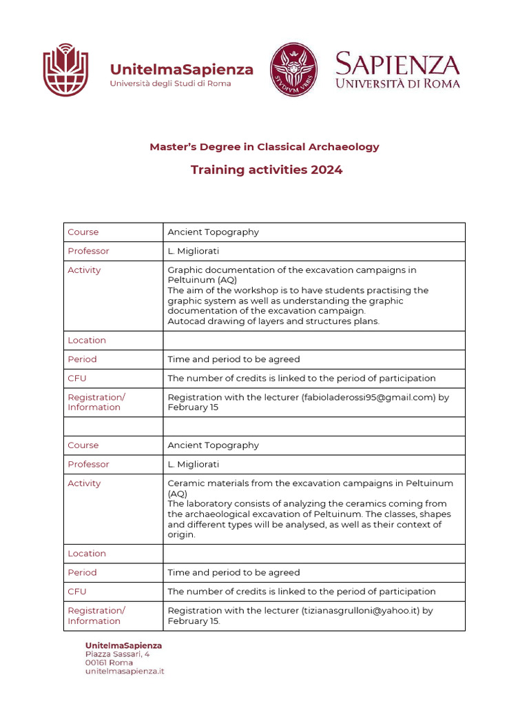CA Training Activities 2024 | PDF | 3 D Computer Graphics | Pottery