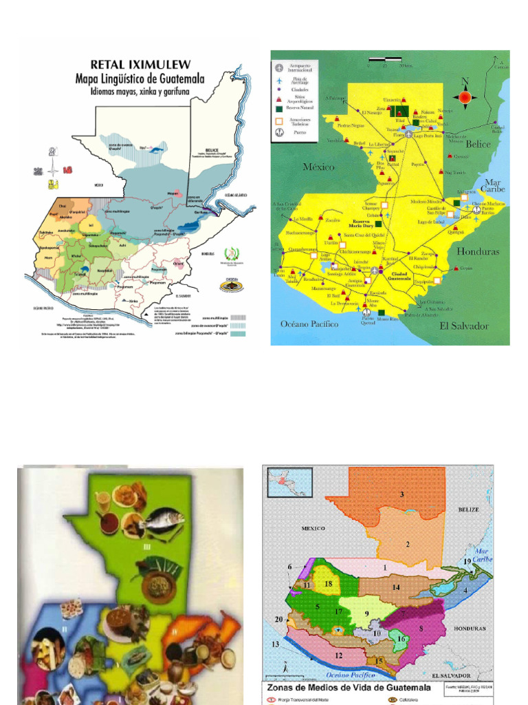 Mapa Linguistico, Turistico, Gastronomia | PDF