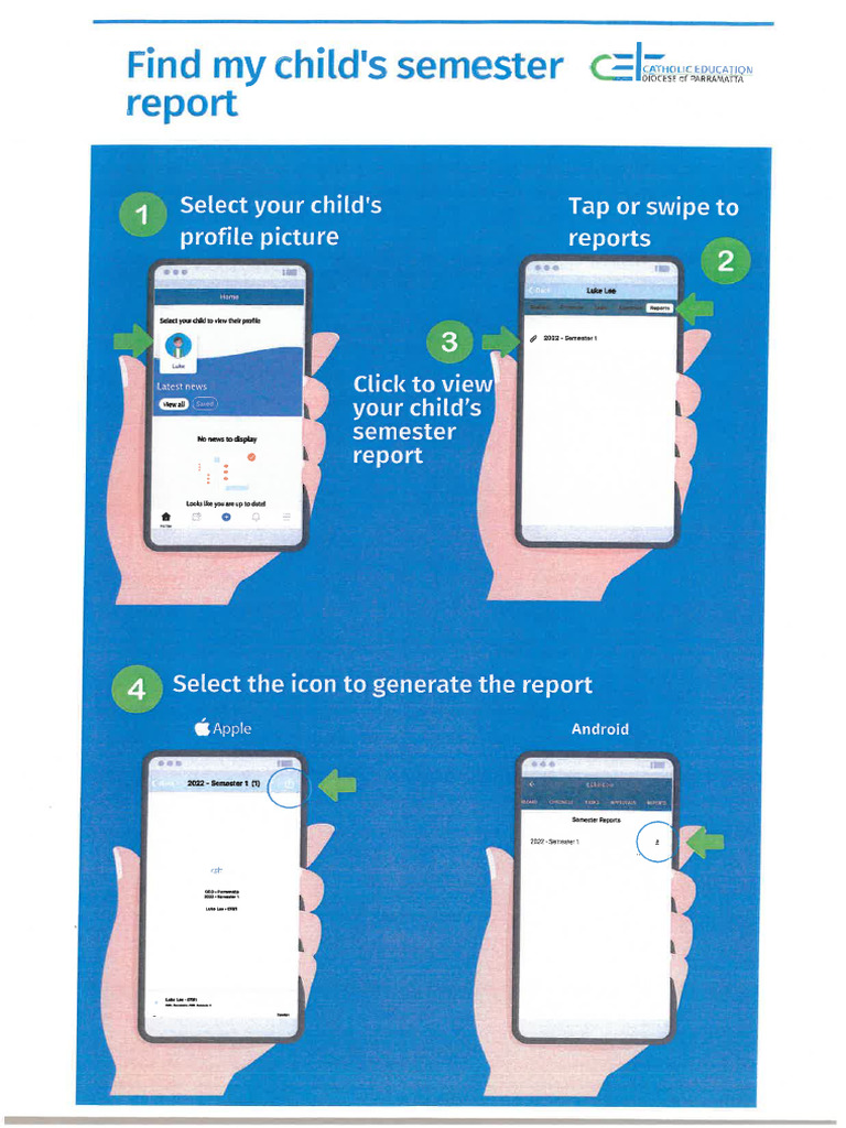 Parents Accessing Reports | PDF