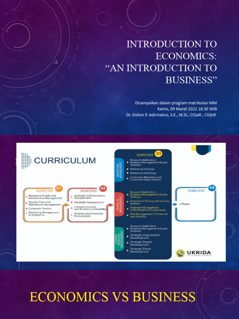 Introduction To Economics, Kamis, 10 Maret 2022 | PDF | Economics ...
