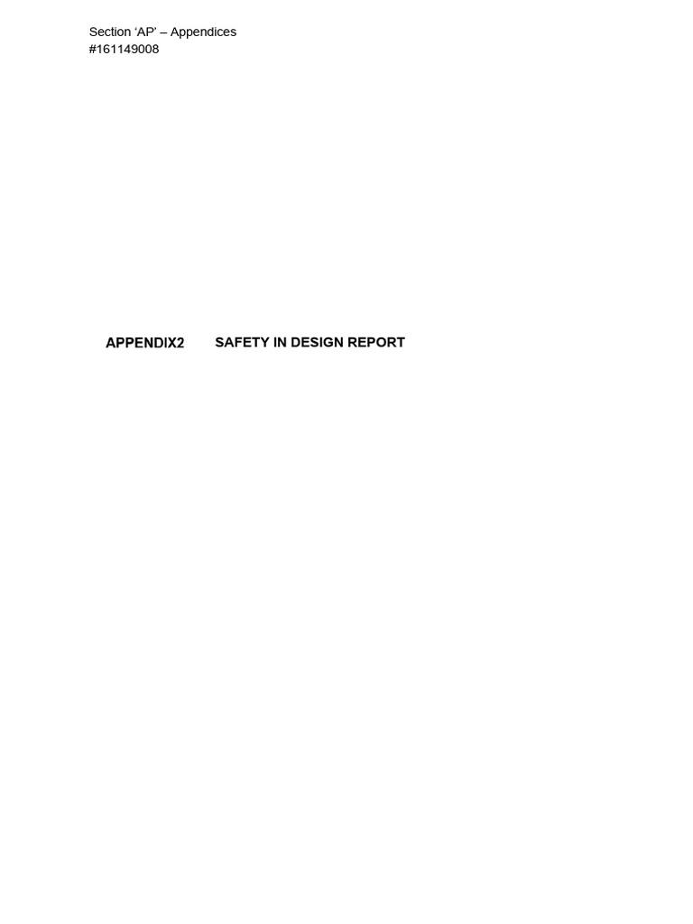 AP2-Safety in Design Report | PDF | Risk | Risk Assessment
