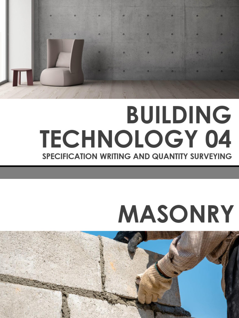 ESTIMATES-MASONRY | PDF | Plaster | Brick