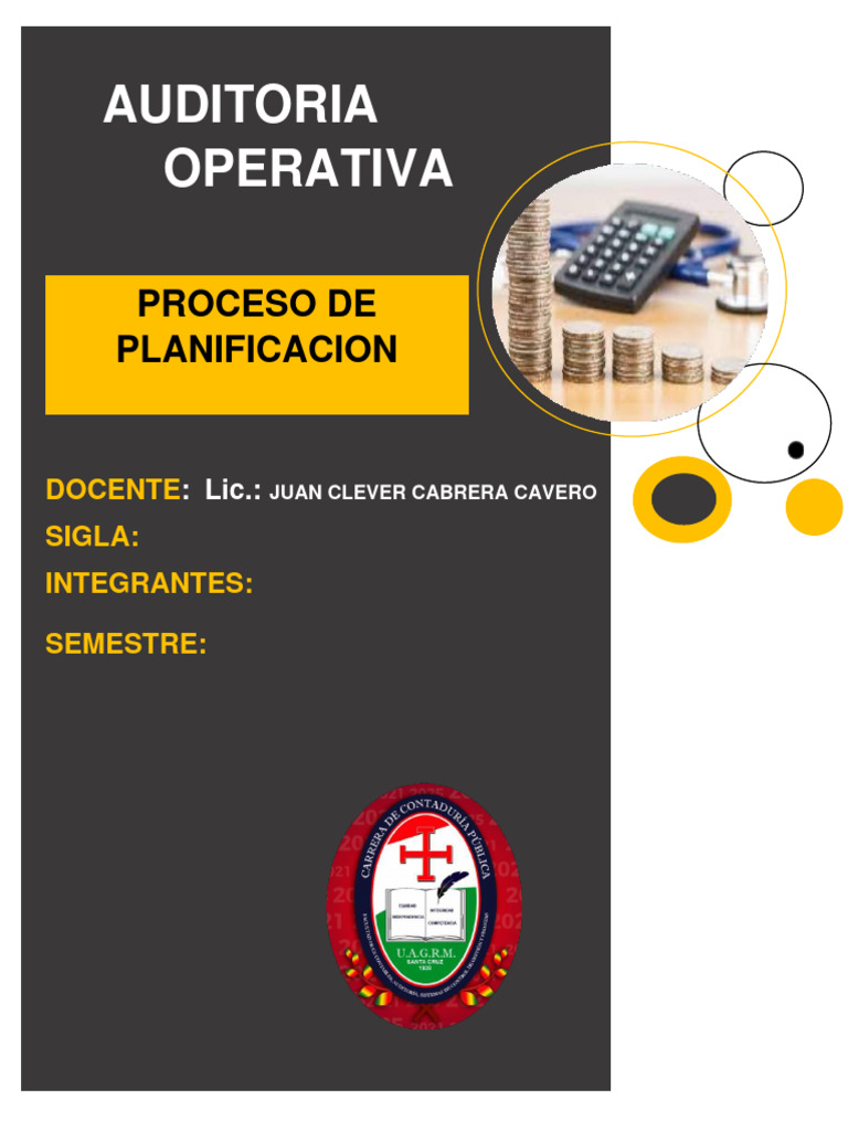 Auditoria Operativa | PDF | Auditoría | Planificación