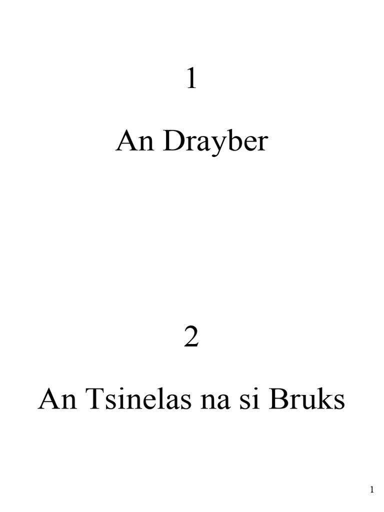 1 An Drayber | PDF