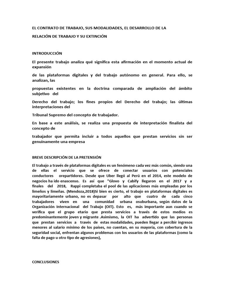 DERECHO LABORAL RBM. (1) | PDF | Derecho laboral | Personal
