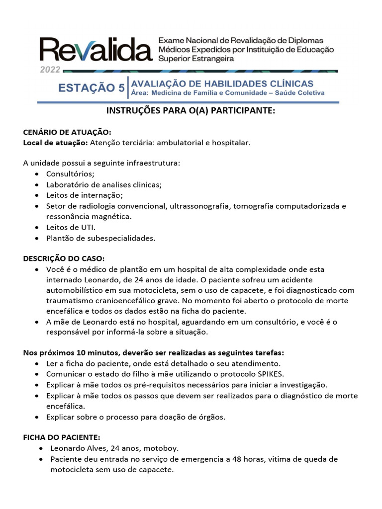 CheckList-Spikes+Morte Encefalica+ Doação de Orgãos | PDF | Sistema de ...