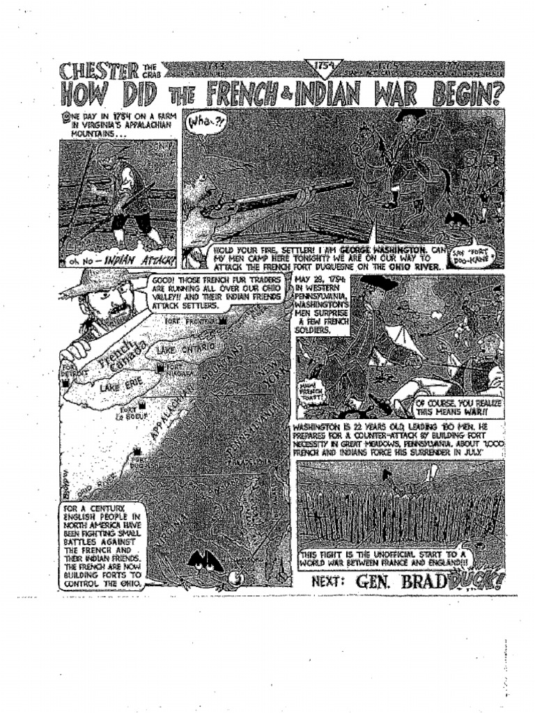 The French and Indian War Comic | PDF