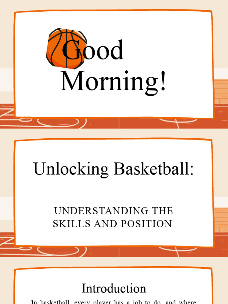 Pe Position and Skills Bball | PDF | Basketball Positions | Indoor Sports
