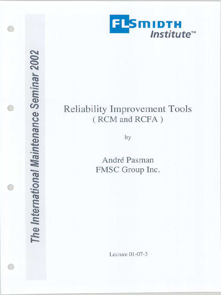 006 Reliability Improvement Tools | PDF