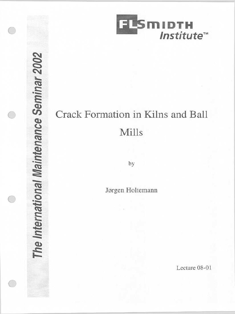 015 Crack Formation in Kilns and Ball Mills | PDF