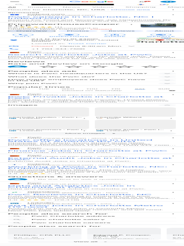 PWC Charlotte - Google Search | Download Free PDF | Charlotte | Business