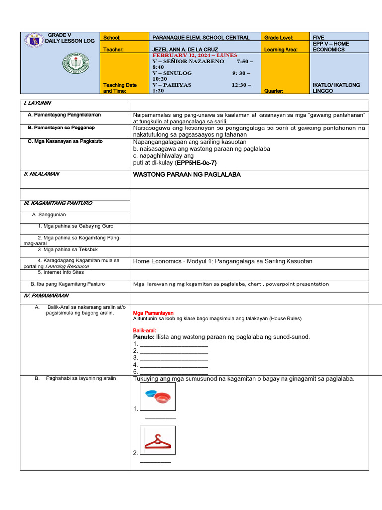 3RDQ DLP Epp-5 Week-3 | PDF