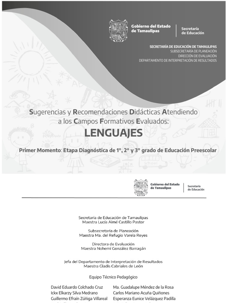 lenguajes - documento final 23-02-24 BN | PDF | Educación de la primera ...