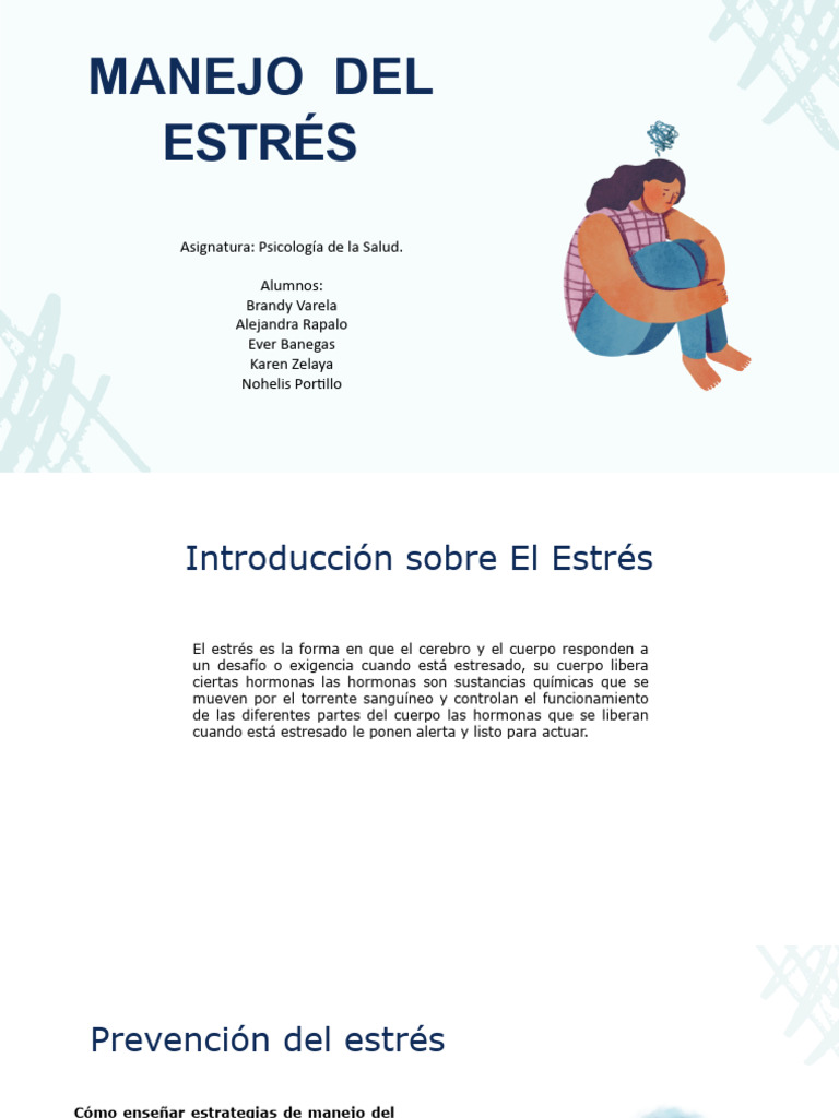 Estrategias para Manejar el Estrés | PDF | Estrés (biología) | Trauma ...