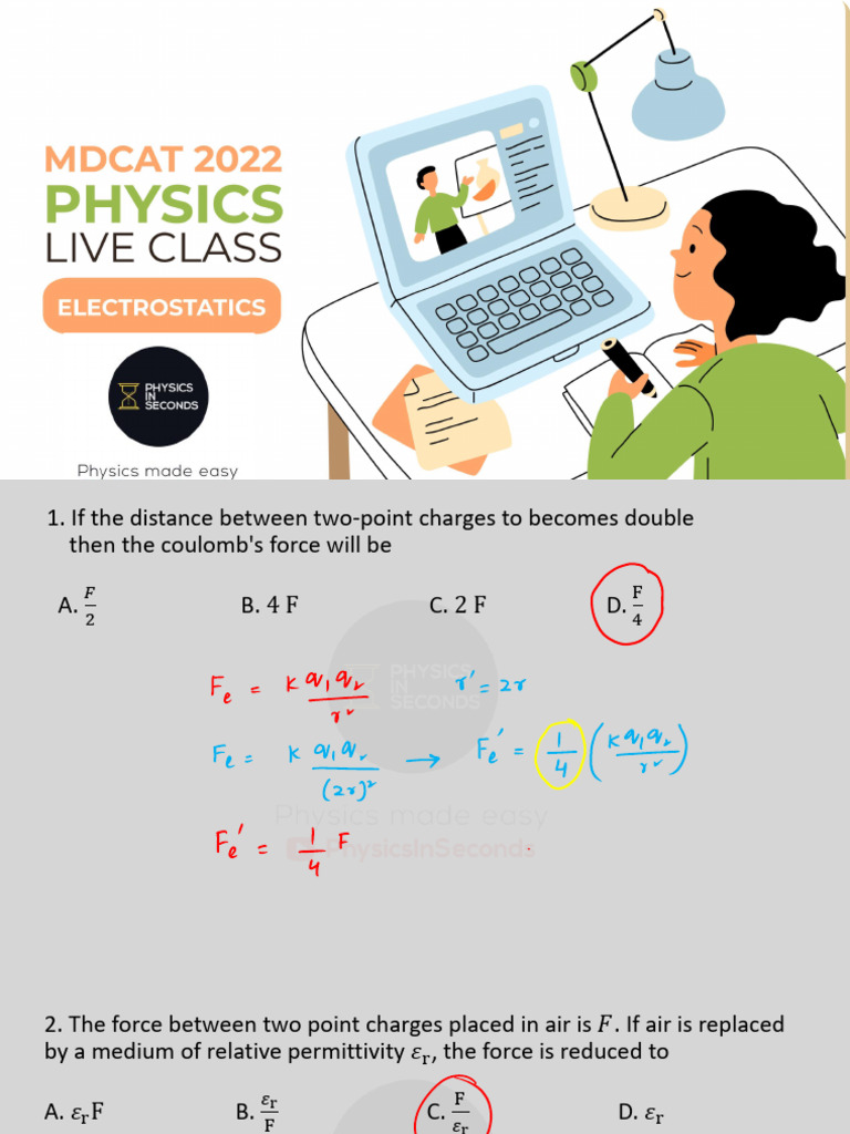 Electrostatics 1 | PDF | Electric Field | Electric Charge