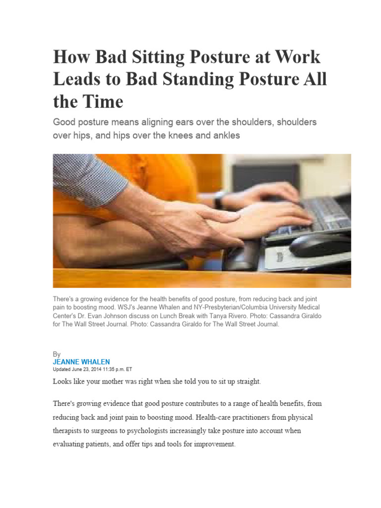 PARCIAL How Bad Sitting Posture at Work Leads To Bad Standing Posture ...