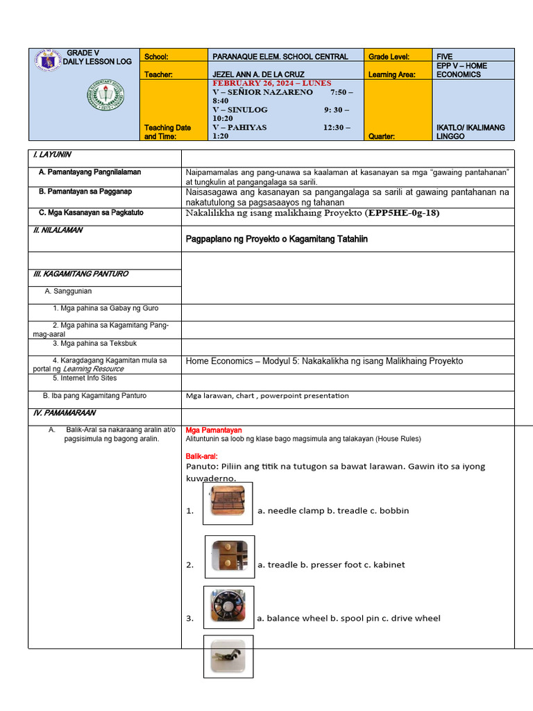 3rdq DLP Epp-5 Week-5 | PDF