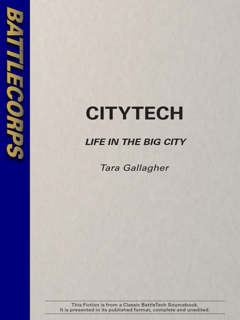Citytech - Tara Gallagher | PDF