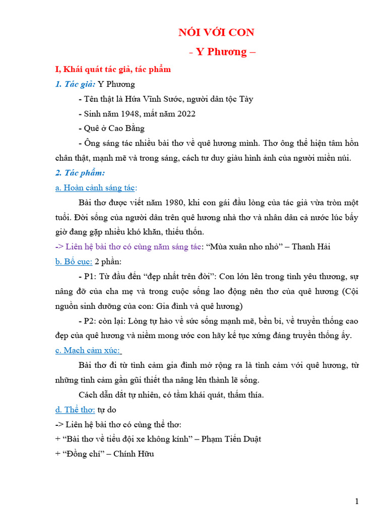 Nói V I Con | PDF