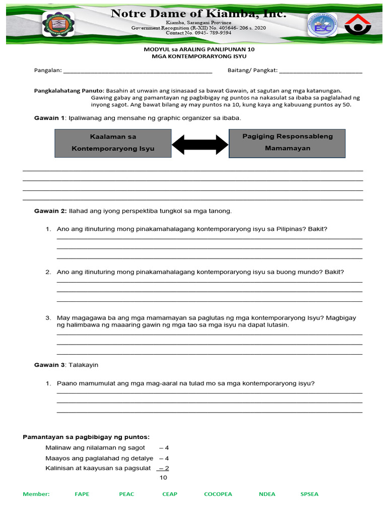 Modyul-sa-AP-10 (1) | PDF