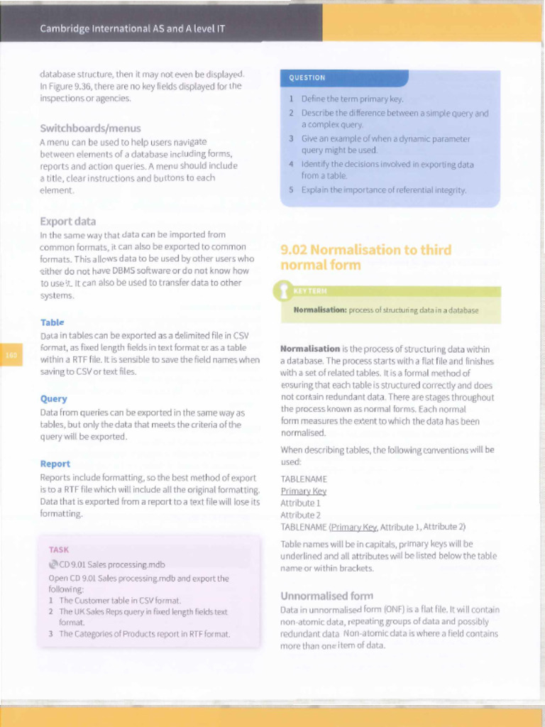 Data Normalisation | PDF | Databases | Data Management