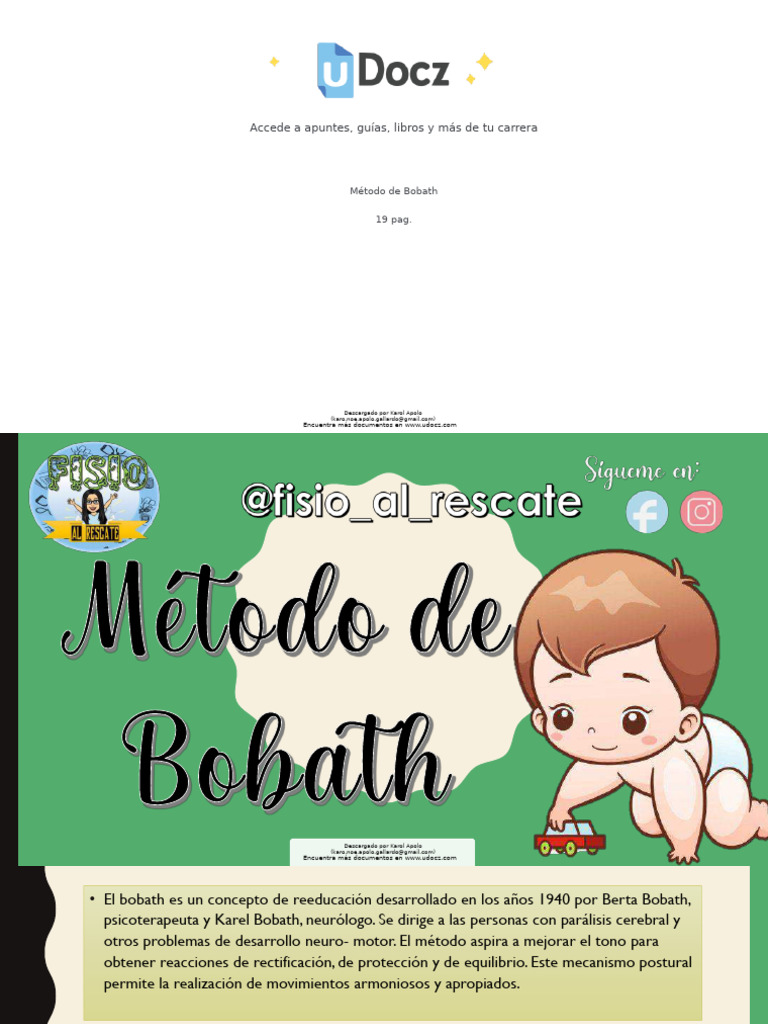 Metodo de Bobath 142722 Downloadable 863551 | PDF | Neurología ...
