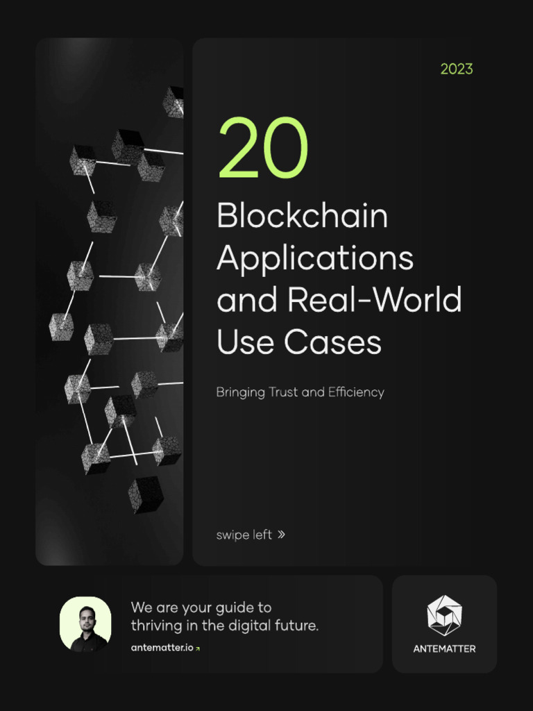 Real World Blockchain Use Cases Pdf Internet Of Things Computer