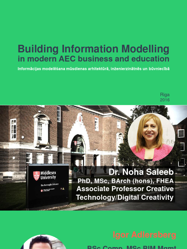 Adlersberg BIMinAecAndEducation | PDF | Building Information Modeling | Computing