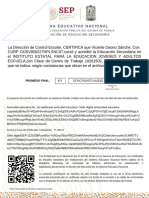 Certificado Cecyte | PDF