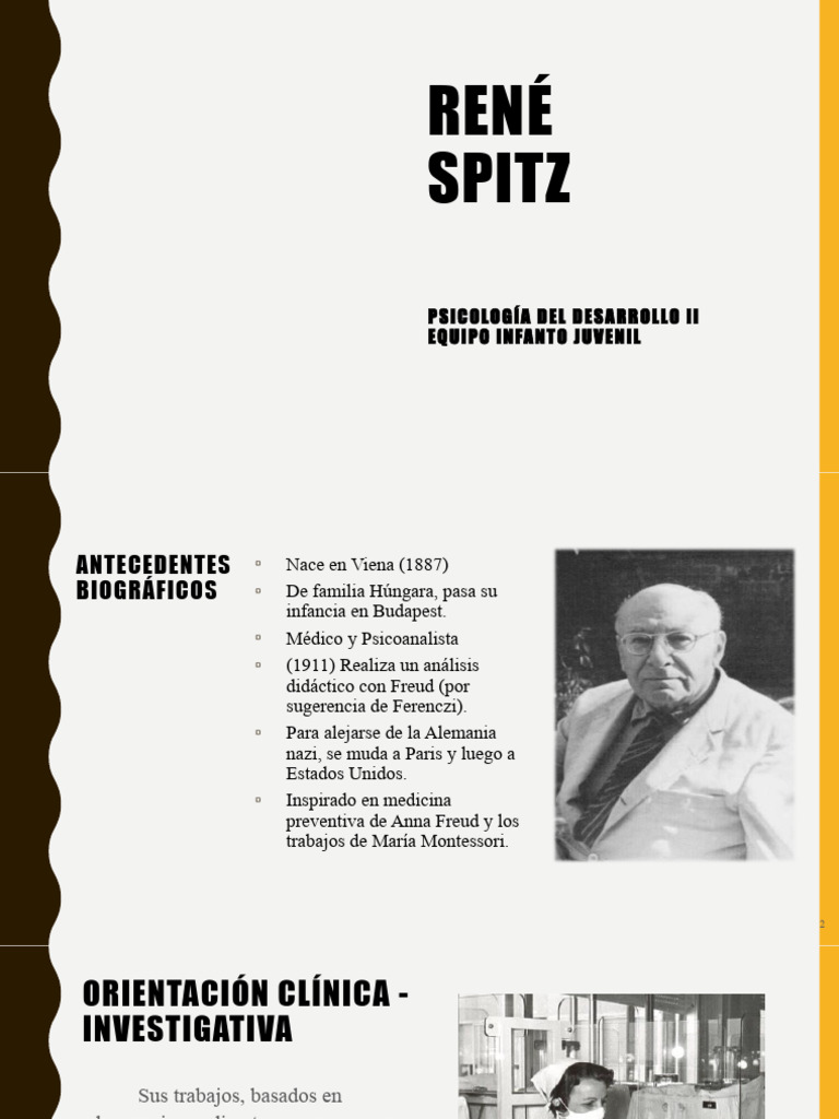 Clase+3 Rene%CC%81+Spitz | PDF | Percepción | Depresión (estado de ánimo)