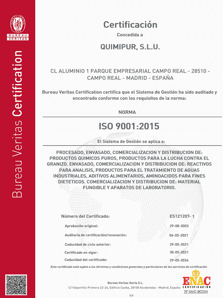 Certificacion Iso | PDF