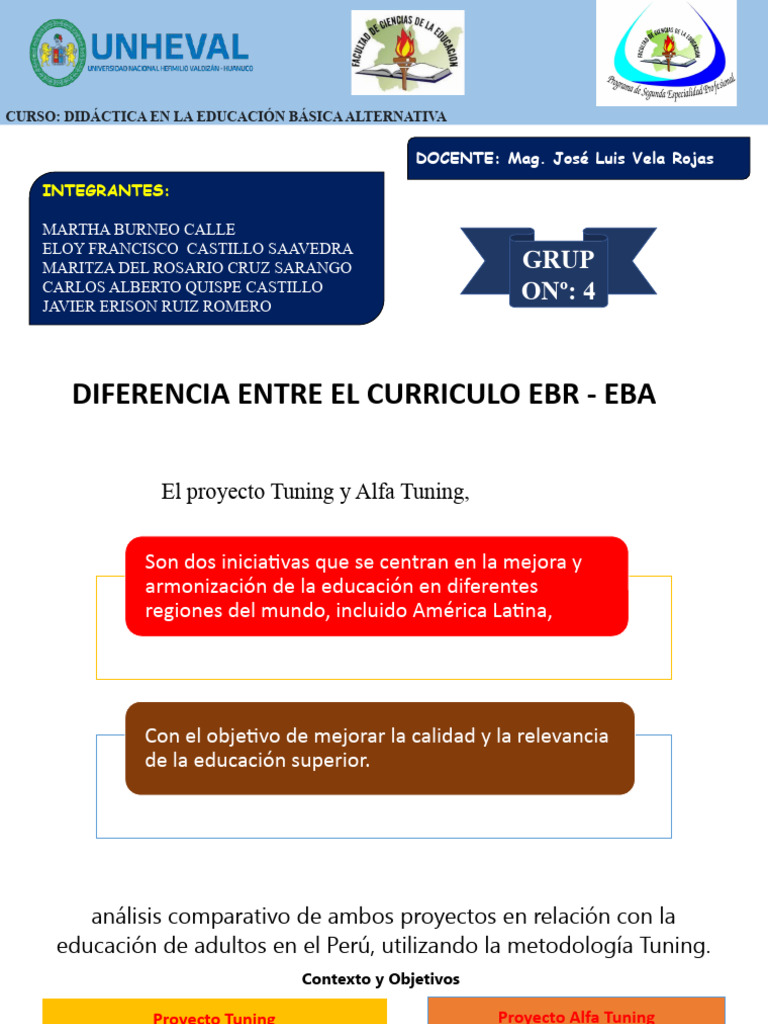 El Proyecto Tuning Y Alfa Tuning Pdf Educación De Adultos America