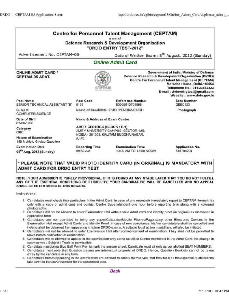 drdo | PDF drdo | PDF