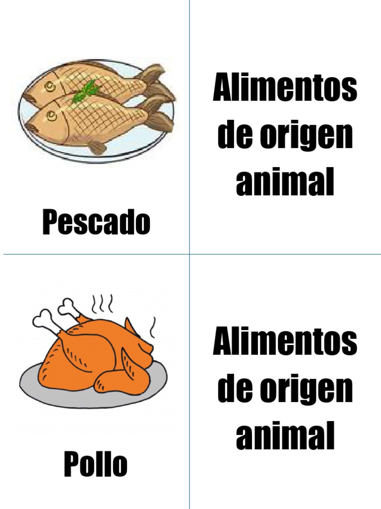 Memorama Alimentos | PDF