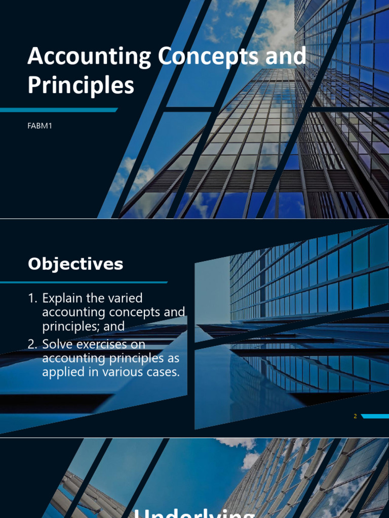 Accounting Concepts Principles | PDF | International Financial ...
