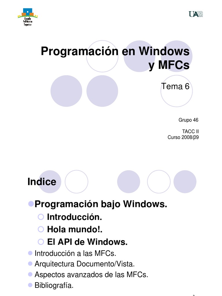 Tutorial 1 MFC | PDF | Ventana (informática) | Tecnología digital